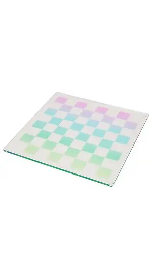 SUNNYLIFE Ombre Lucite Chess & Checkers