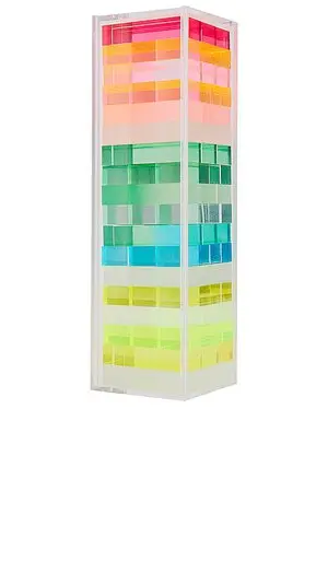 SUNNYLIFE Ombre Lucite Jumbling Tower