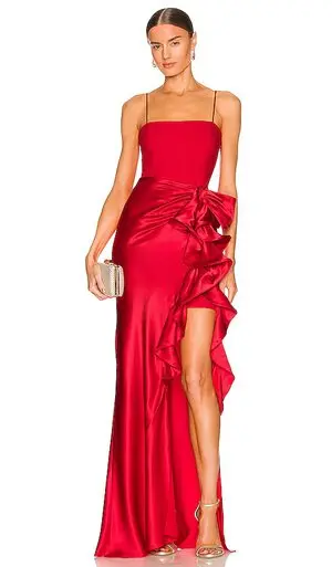 Cinq A Sept Plunge Evening Dresses