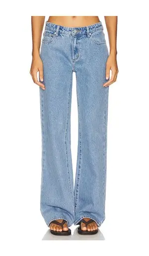 Abrand Denim Logo Jeans For Women