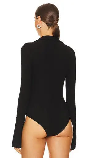 THE LINE BY K Kili Bodysuit - Black