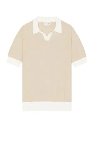 BOUND Texture Knit Polo In . Also