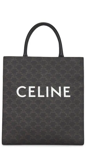 FWRD RENEW Celine Vertical Cabas Tote Bag - Brown