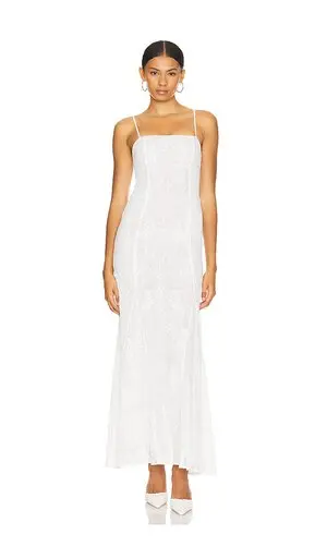 LOBA Caesarea Embroidered Maxi Dress
