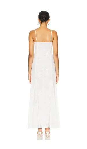LOBA Caesarea Embroidered Maxi Dress