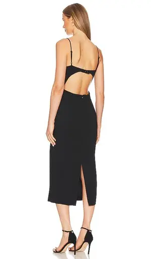 Bardot Vienna Midi Dress - Black