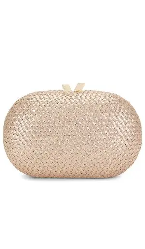 OLGA BERG Lucia Oval Clutch