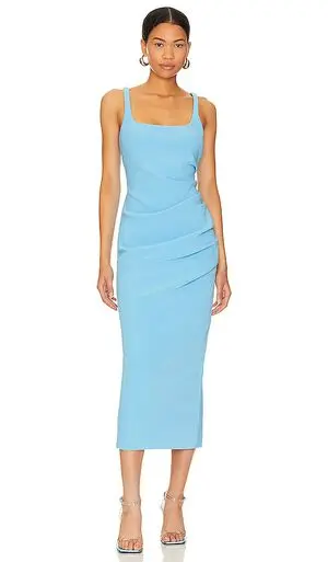 Bec & Bridge Karina Tuck Midi Dress In Tropez