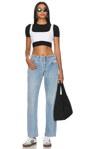 ALIGRACE Vintage Brigette Jeans Medium Denim