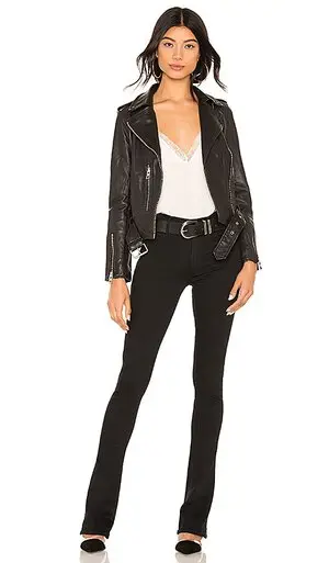 ALLSAINTS Balfern Leather Biker Jacket - Black