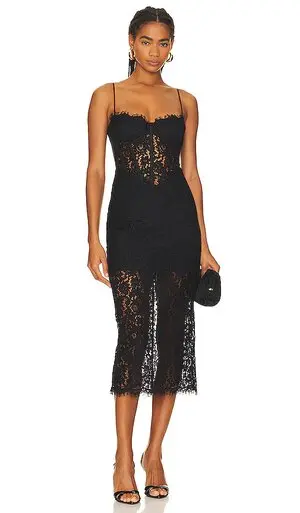 Bardot Olina Corset Midi Dress