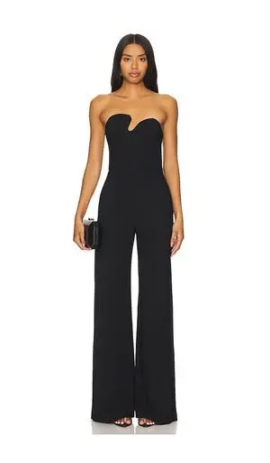 Amanda Uprichard Strapless Puzzle Jumpsuit