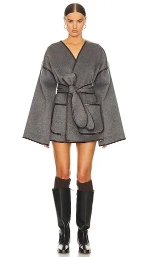 HELSA Wool Blend Blanket Coat