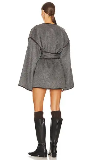 HELSA Wool Blend Blanket Coat