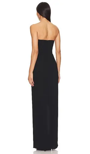 Amanda Uprichard X Revolve Wolfe Gown - Black