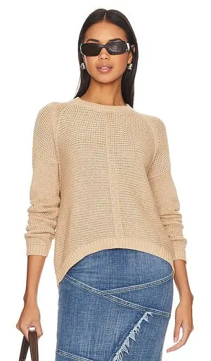 Autumn Cashmere Open Stitch Crew Neck