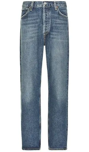 AGOLDE 90's Straight Leg Jeans In Medium Wash Denim
