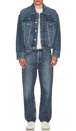 AGOLDE 90's Straight Leg Jeans In Medium Wash Denim