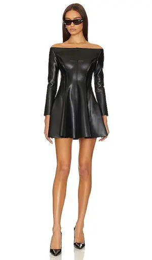 Norma Kamali X Revolve Off Shoulder Grace Mini Dress