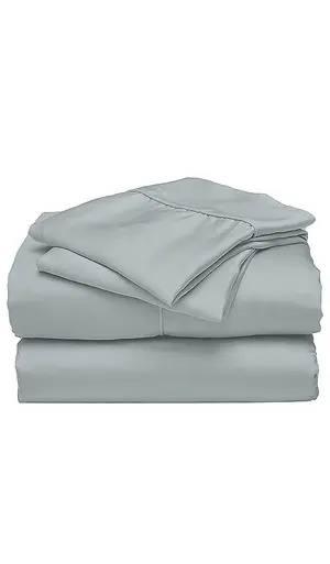 ETTITUDE Full Signature Sateen Sheet Set - Sage