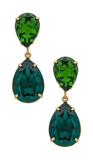 JENNIFER BEHR Judy Earrings - Green