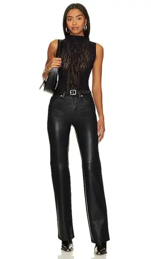 Blanknyc Hoyt Mini Bootcut Faux Leather Pants