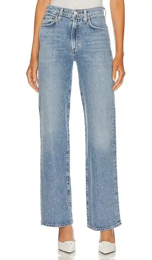 AGOLDE Harper Mid Rise Relaxed Straight Jeans