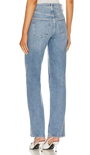 AGOLDE Harper Mid Rise Relaxed Straight Jeans