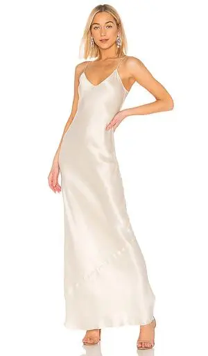 NILI LOTAN Cami Gown - Cream