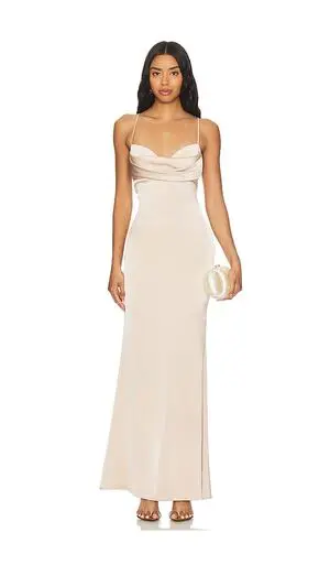 Katie May Tara Gown - Tan
