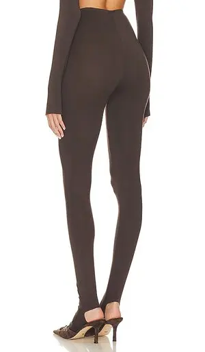 Norma Kamali Legging With Footie In . Also