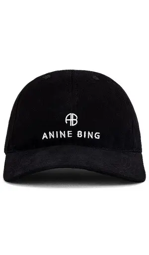 ANINE BING Sport Jeremy Baseball Cap - Black