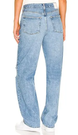 GRLFRND Bella Low Rise Boyfriend Jeans In Light Wash