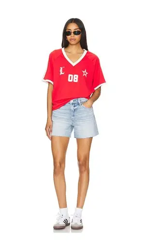 PISTOLA Kennedy Shorts In Light Wash Denim