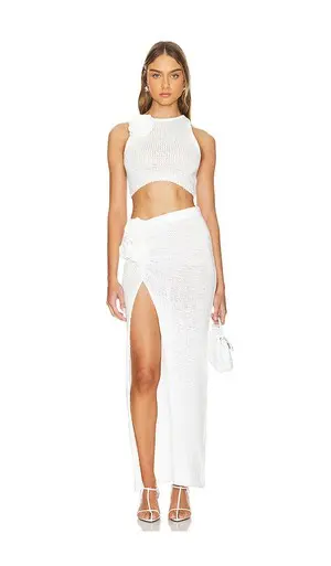 LOVERS AND FRIENDS Joya Rosette Top