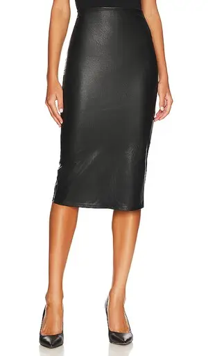 Commando Faux Leather Midi Skirt