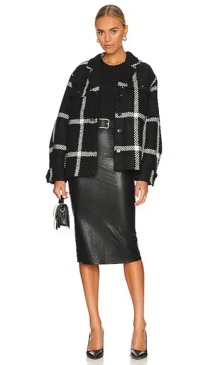 Commando Faux Leather Midi Skirt