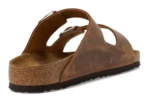 BIRKENSTOCK Arizona Oiled Leather Sandals - Tan