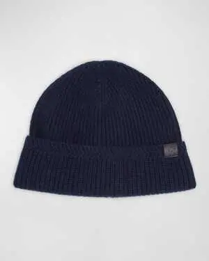 TOM FORD Wool-cashmere Beanie - Blue