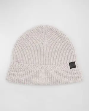 TOM FORD TOM FORD Wool-Cashmere Beanie - Pale Grey