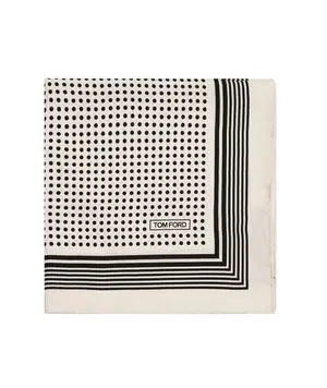 TOM FORD-Silk Polka Dot Pocket Square