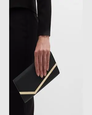 JIMMY CHOO Emmie Flap Clutch