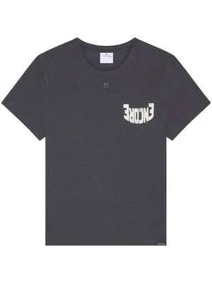COURREGES Encore Short-sleeved Cotton T-shirt B127 Grey