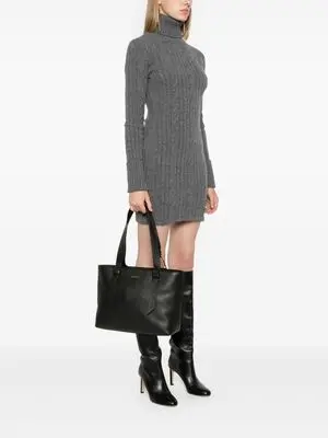 COCCINELLE Malory Leather Shoulder Bag - Black