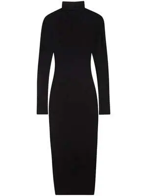 Isabel Marant Étoile Vanessa Roll-neck Midi Dress - Black