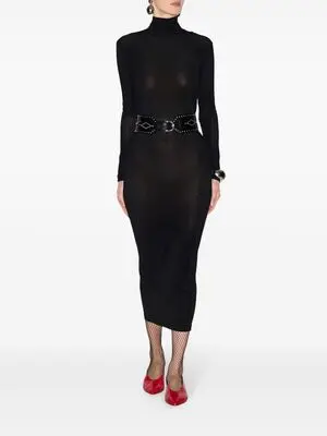 Isabel Marant Étoile Vanessa Roll-neck Midi Dress - Black
