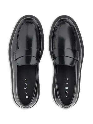 Hogan Slip-on Loafers - Black