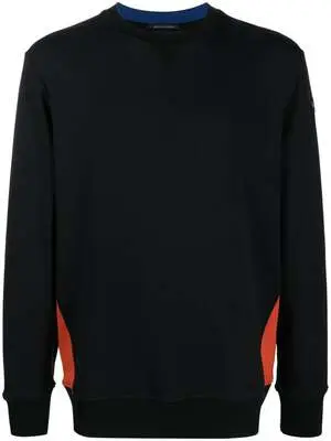 Paul & Shark Logo-appliqué Contrast-panel Sweatshirt