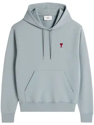 Ami Paris Textured Sweatshirts Hoodies For Women