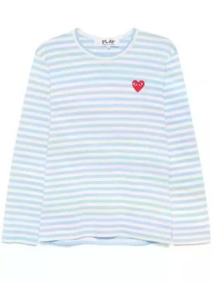 Play Comme Des Garcon Striped Tops